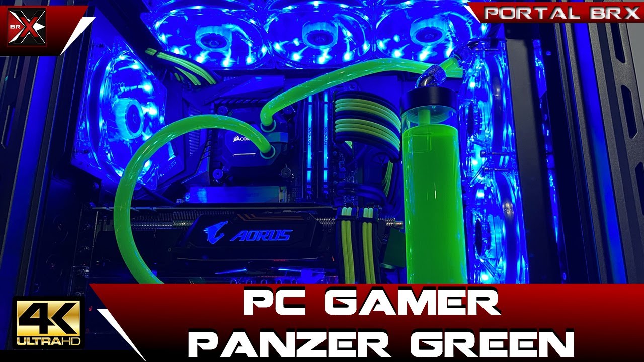 PC Gamer Panzer Green! Finalmente pronto! - YouTube