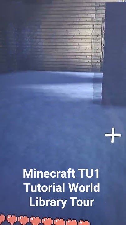 Minecraft Xbox 360 Edition TU1 Tutorial World "Library Tour" - YouTube