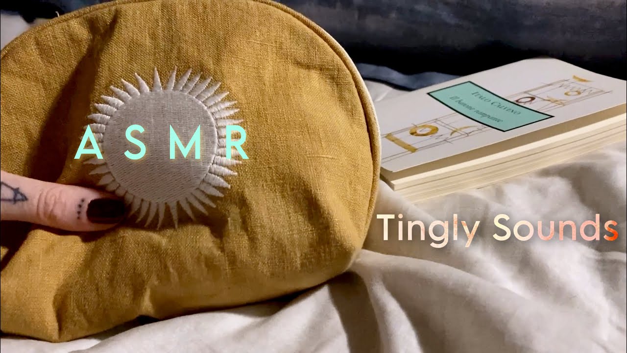 ASMR ~ visuals, fabrics, brush, tracing, gripping, whispers ~ LoFi #1 ...