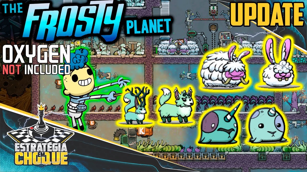 ️Oxygen Not Included - The Frosty Planet Pack DLC - As novas criaturas ...