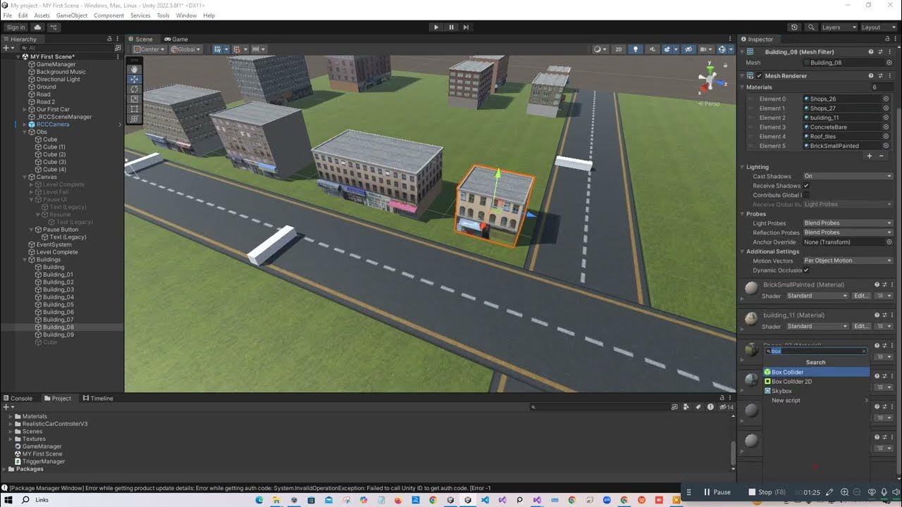 In That Video We Are Going To Add Buildings in Unity Game - YouTube