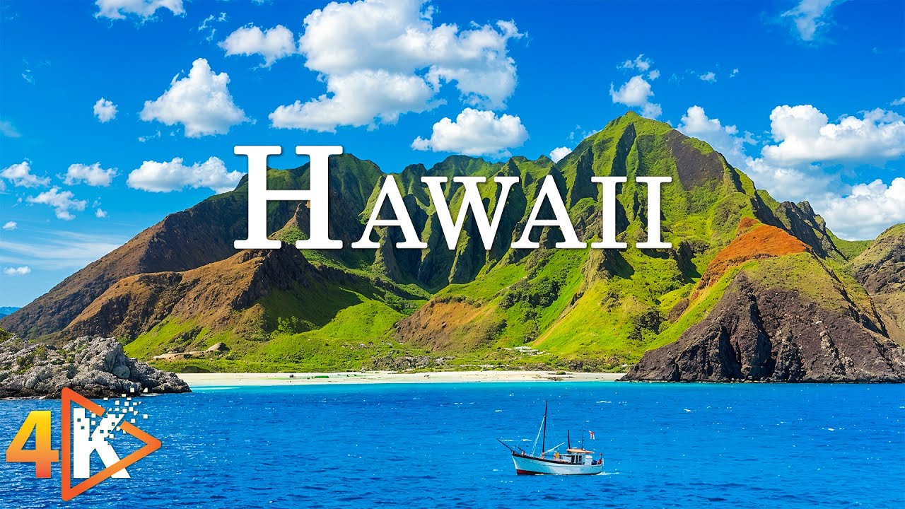 Hawaii 4K – Golden Beaches and Crystal Ocean Views with Peaceful ...