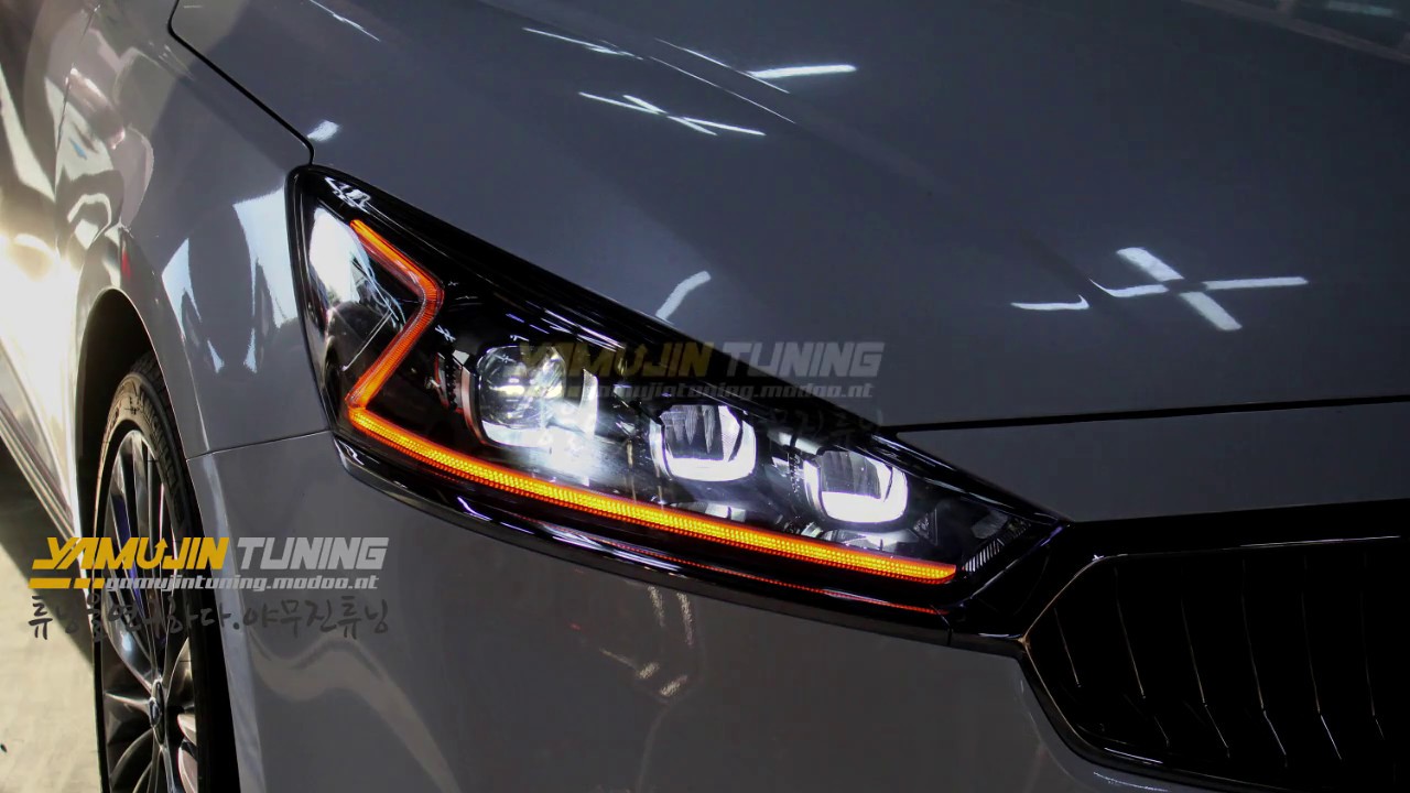 올뉴K7 순정 LED 헤드램프 교체 작업 - a19