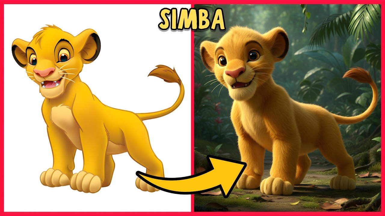El Rey León en la VIDA REAL 🦁 + Adivina a los Personajes de El Rey León ...