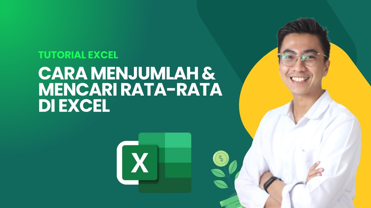 Cara Menjumlah And Mencari Rata Rata Di Excel Sum Dan Average Excel 9747