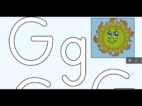 G g harfi ile kelime ve cümle okuma çalışması