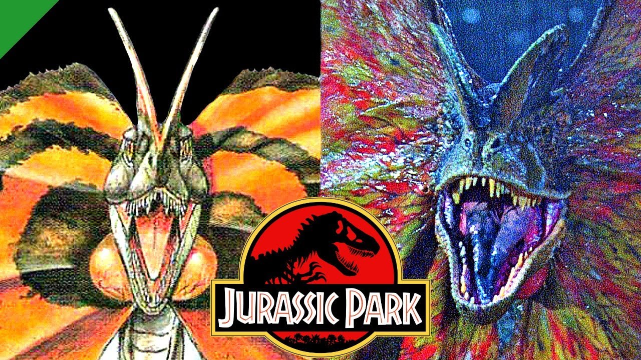 How The SPITTER Almost Looked In Jurassic Park - DILOPHOSAURUS ...