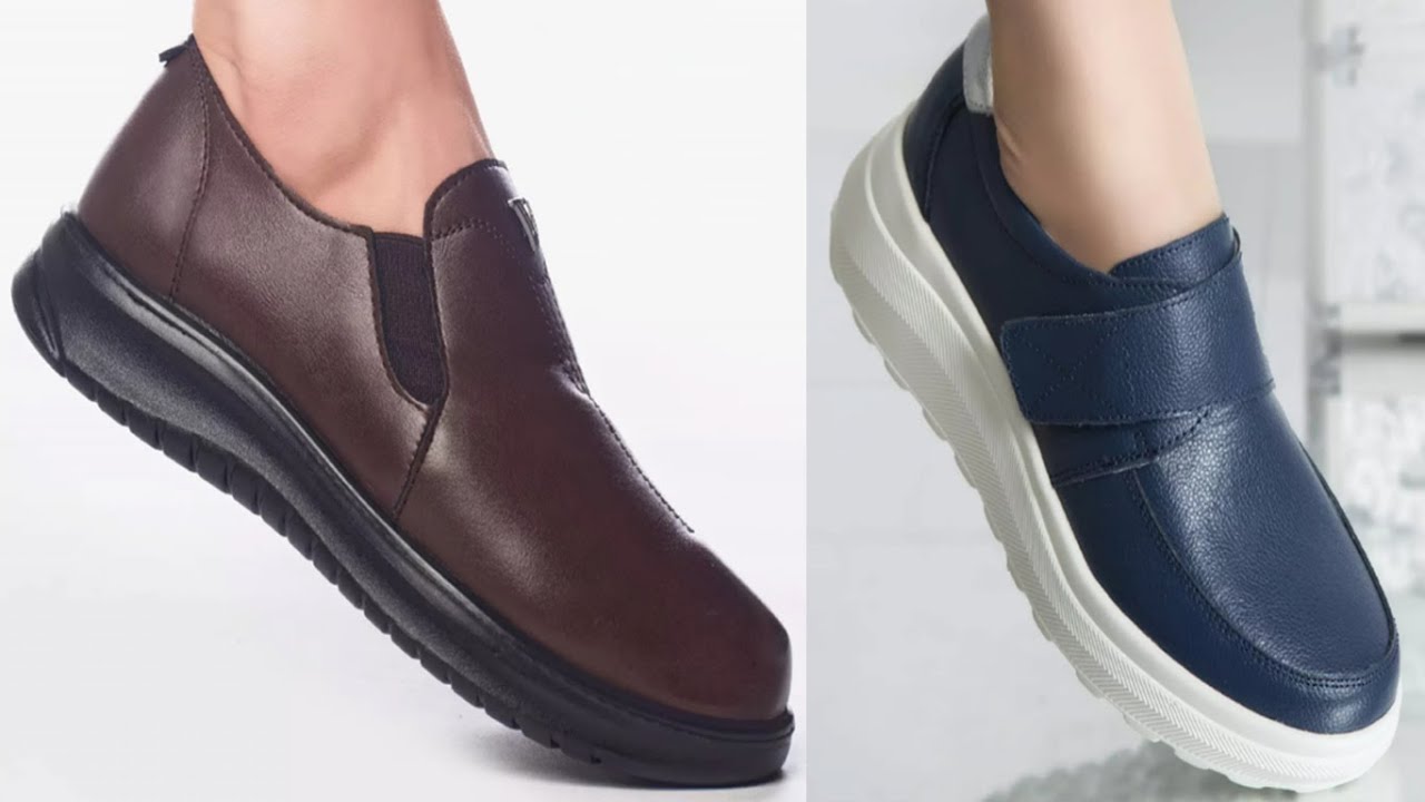 2024 TOP DIFFERENT LEATHER SHOES DESIGNS FOR WOMEN LATEST SLIP ON ...