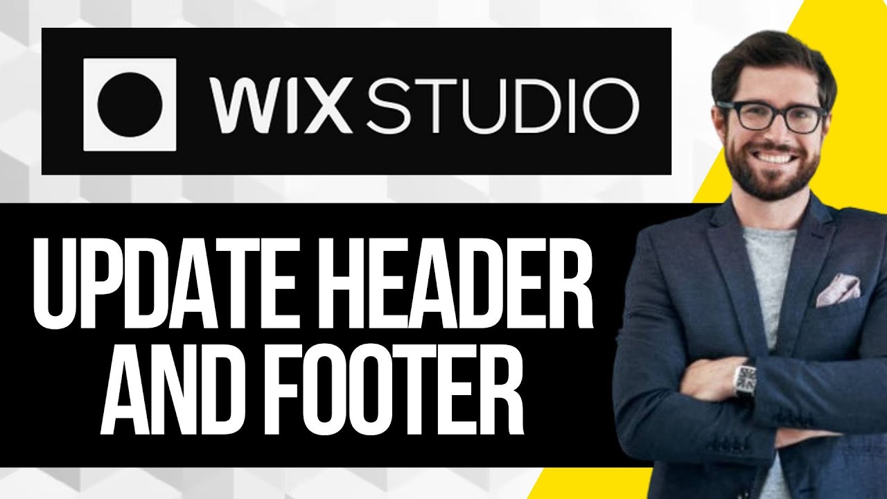 How To Update Header and Footer in Wix Studio - YouTube
