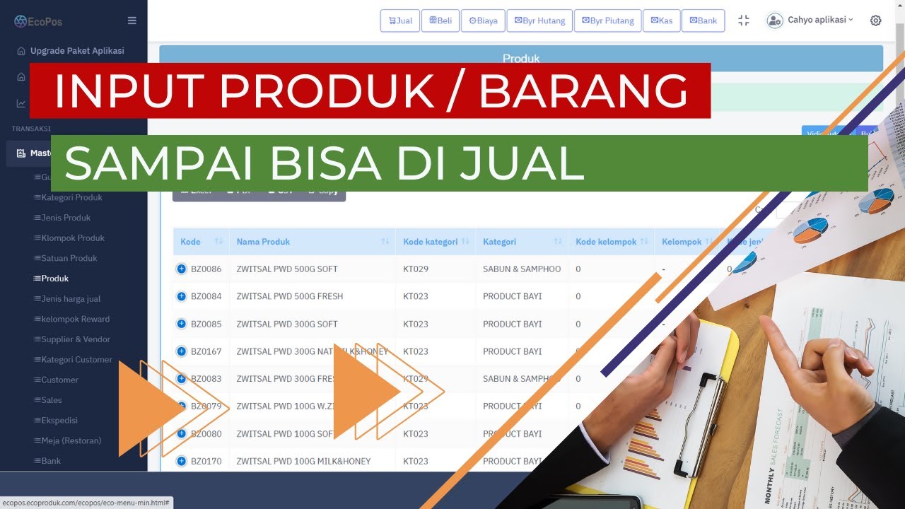 ECOPos | Ecoproduk - Tutorial Input Barang Sampai Bisa Dipakai Di ...