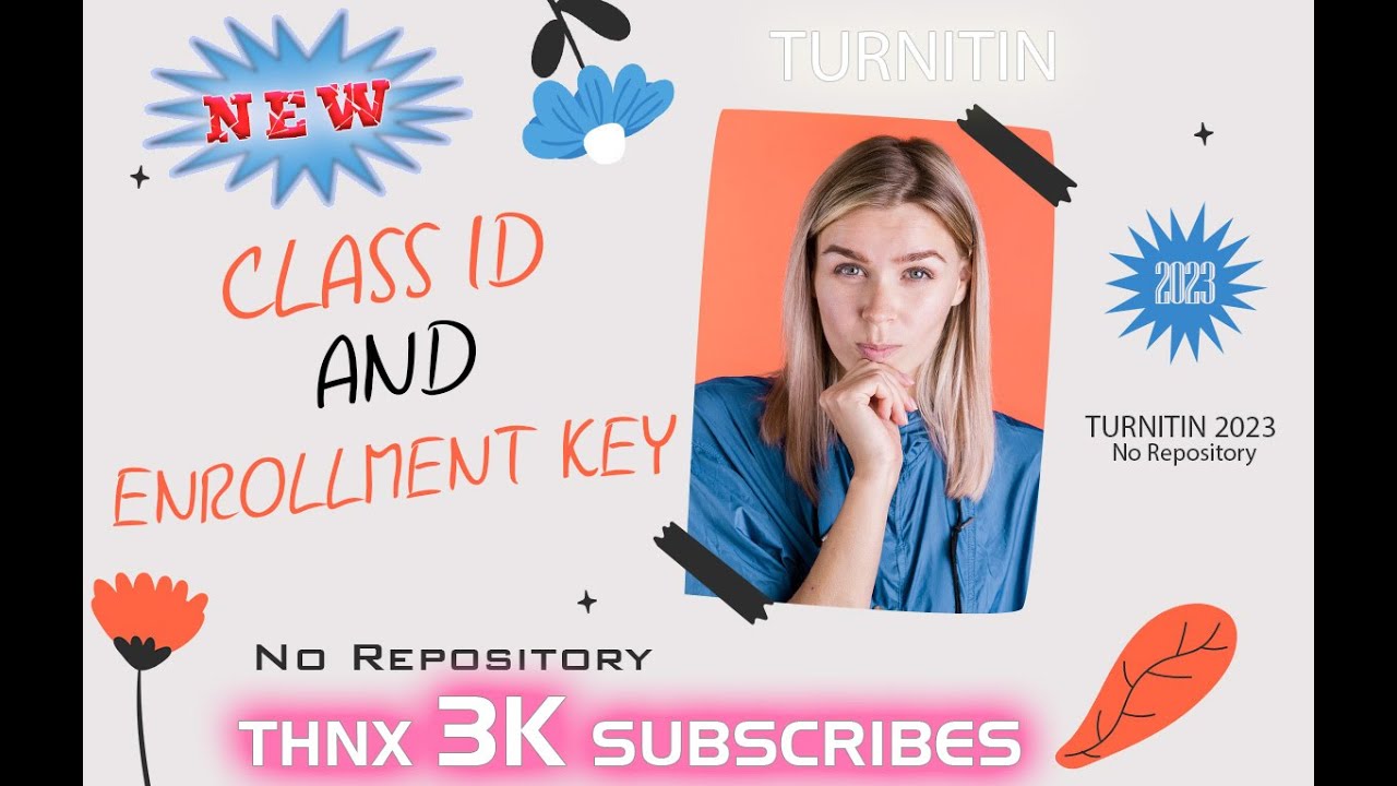 FREE! CLASS ID AND ENROLLMENT KEY No Repository TURNITIN كشف نسبة ...