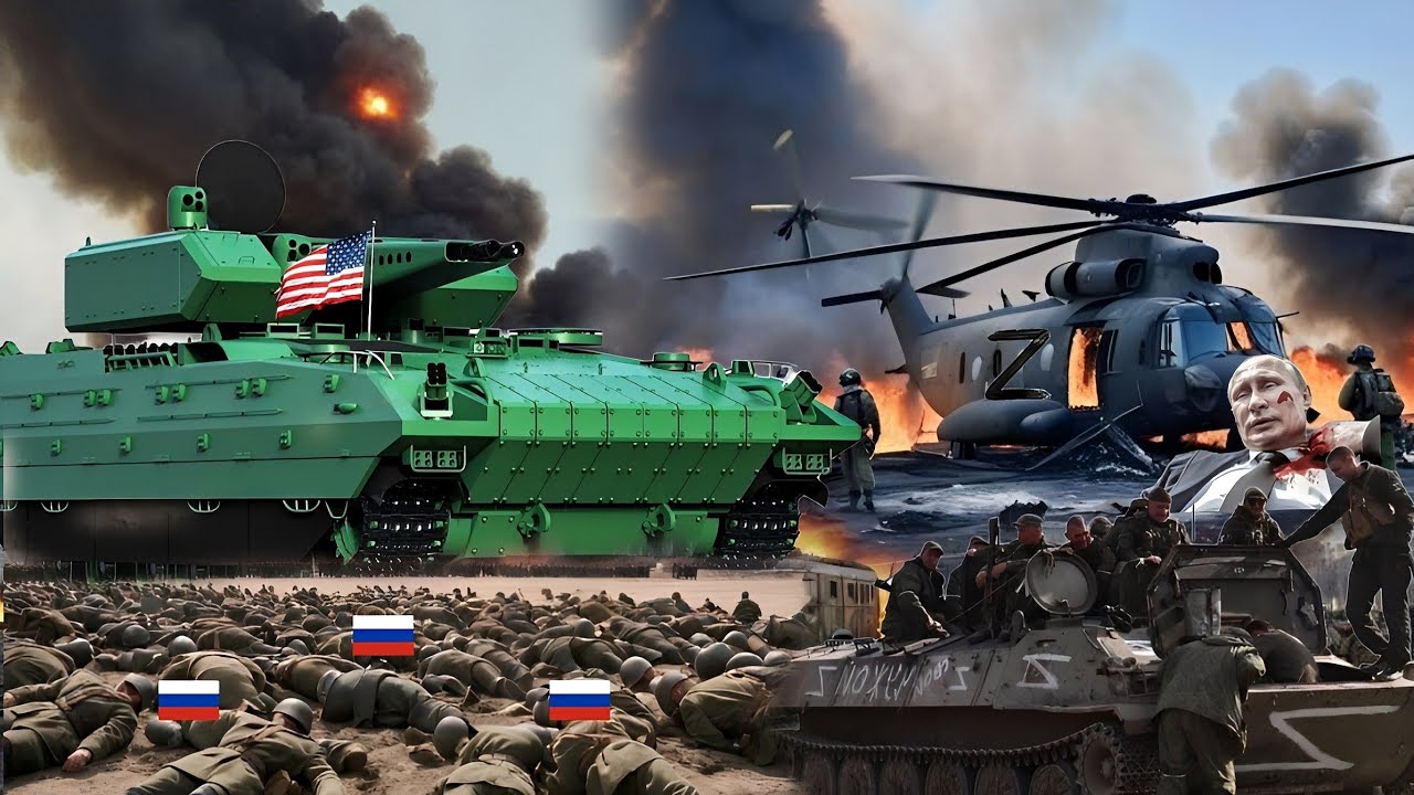 Historic Moment, US Super Advanced Tank Destroys Russia's Strongest ...