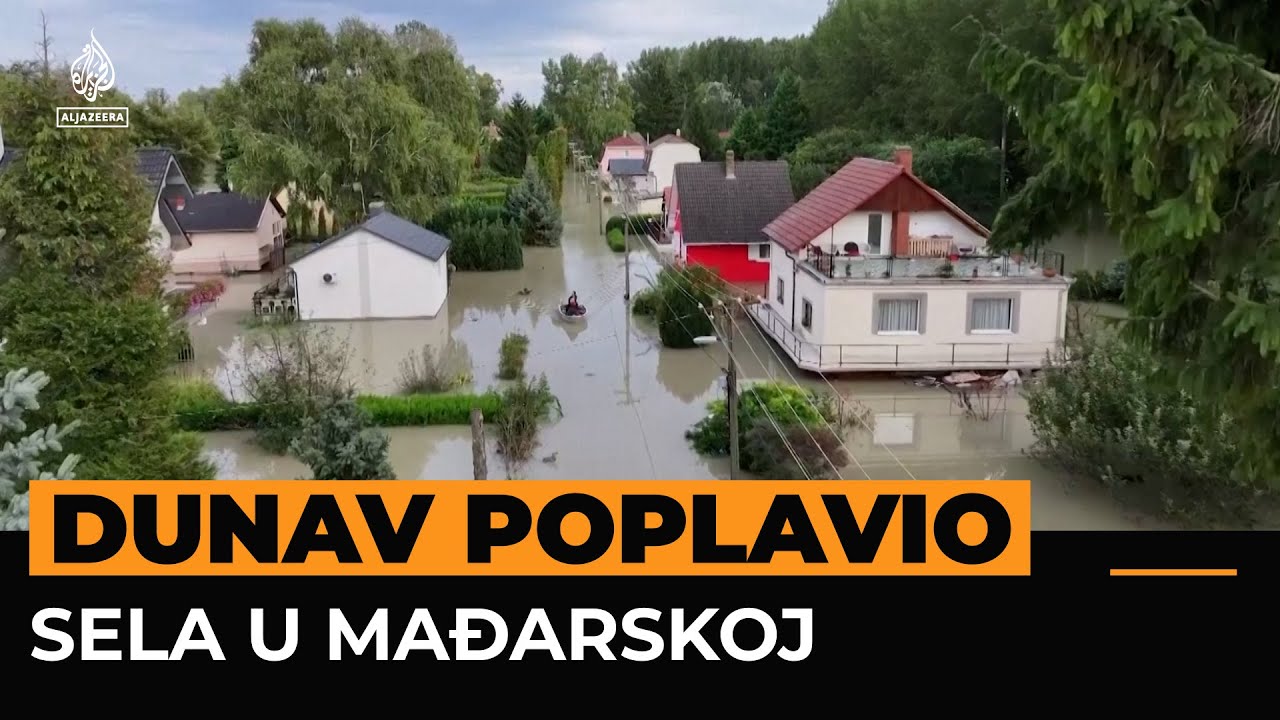 Budimpešta se priprema za gotovo rekordan vodostaj Dunava - YouTube