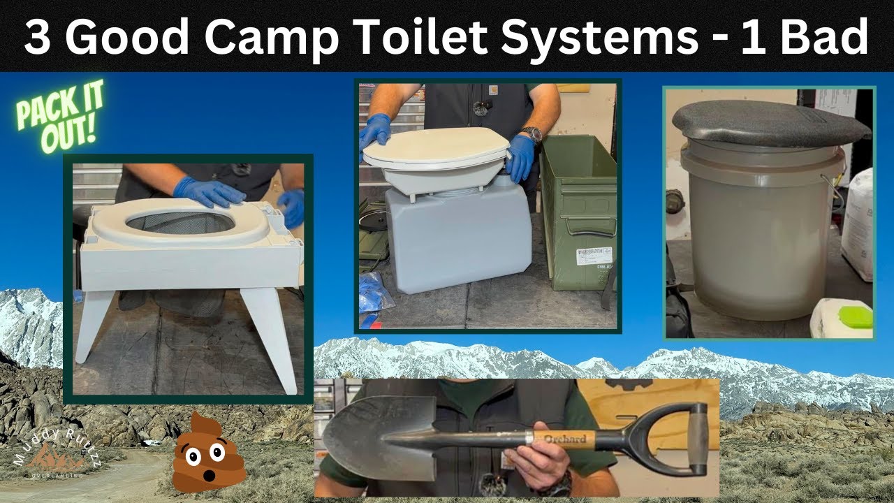 How to Poop While Overlanding: 3 Camping Toilets Compared! (It Stinks ...