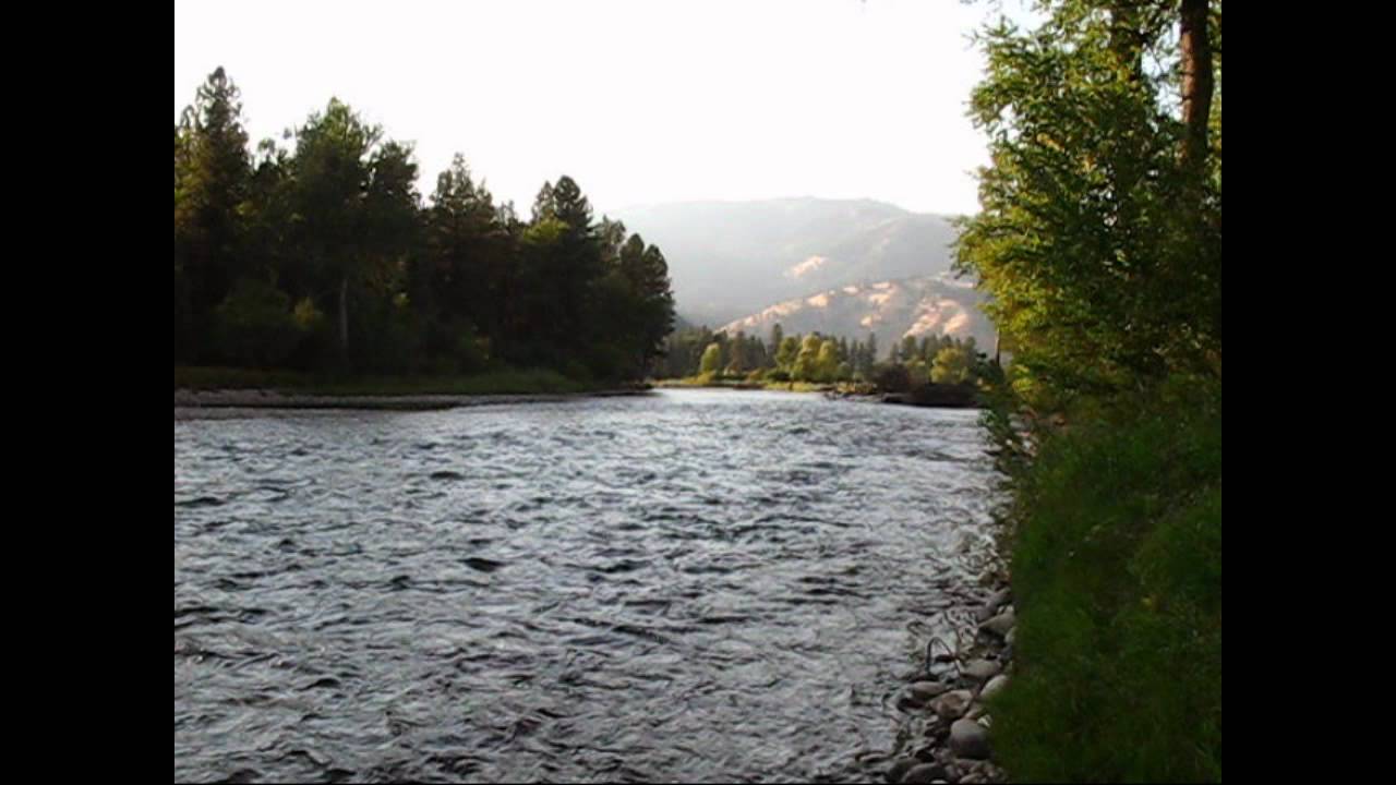 A Flowing River At The End Of Day - YouTube