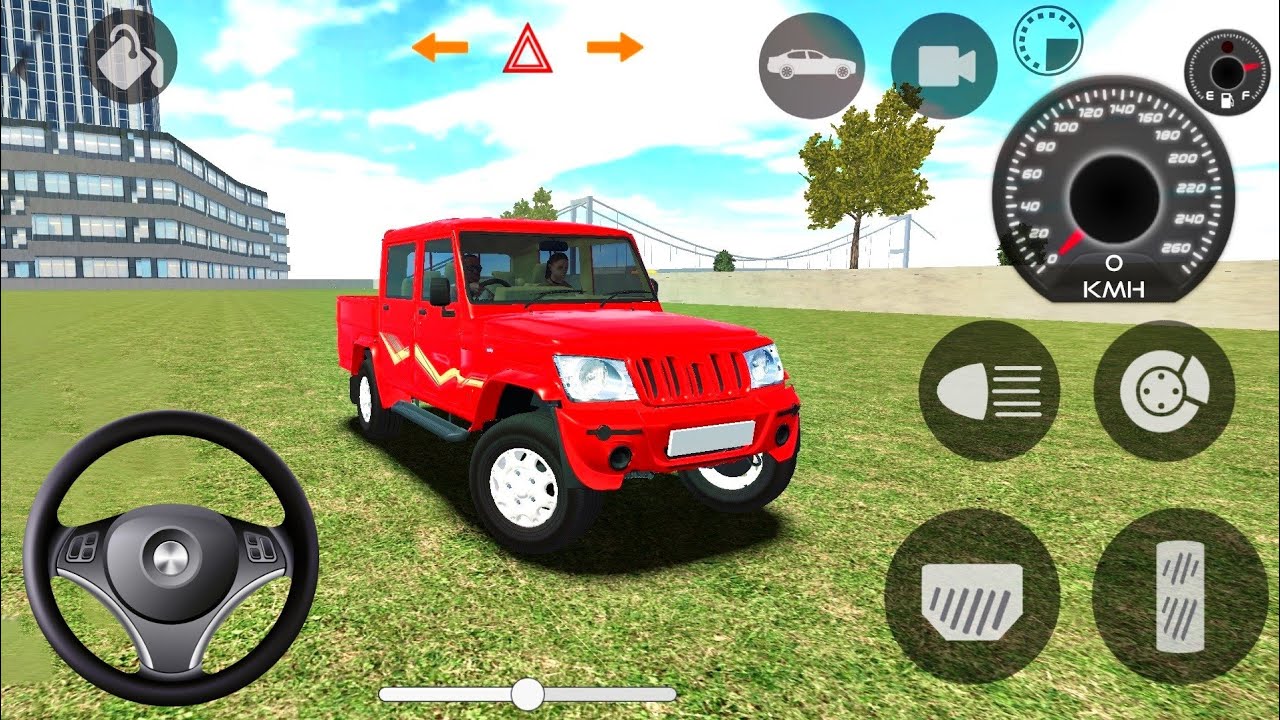 Indian Car Simulator 3D 🚗💥 Gameplay 319 - Drive Mahindra Balero Pickup ...