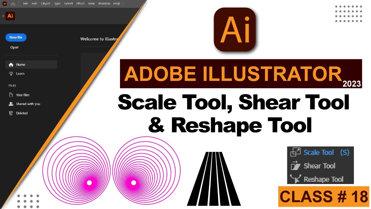 Mastering the Scale, Shear, and Reshape Tools in Adobe Illustrator: A ...