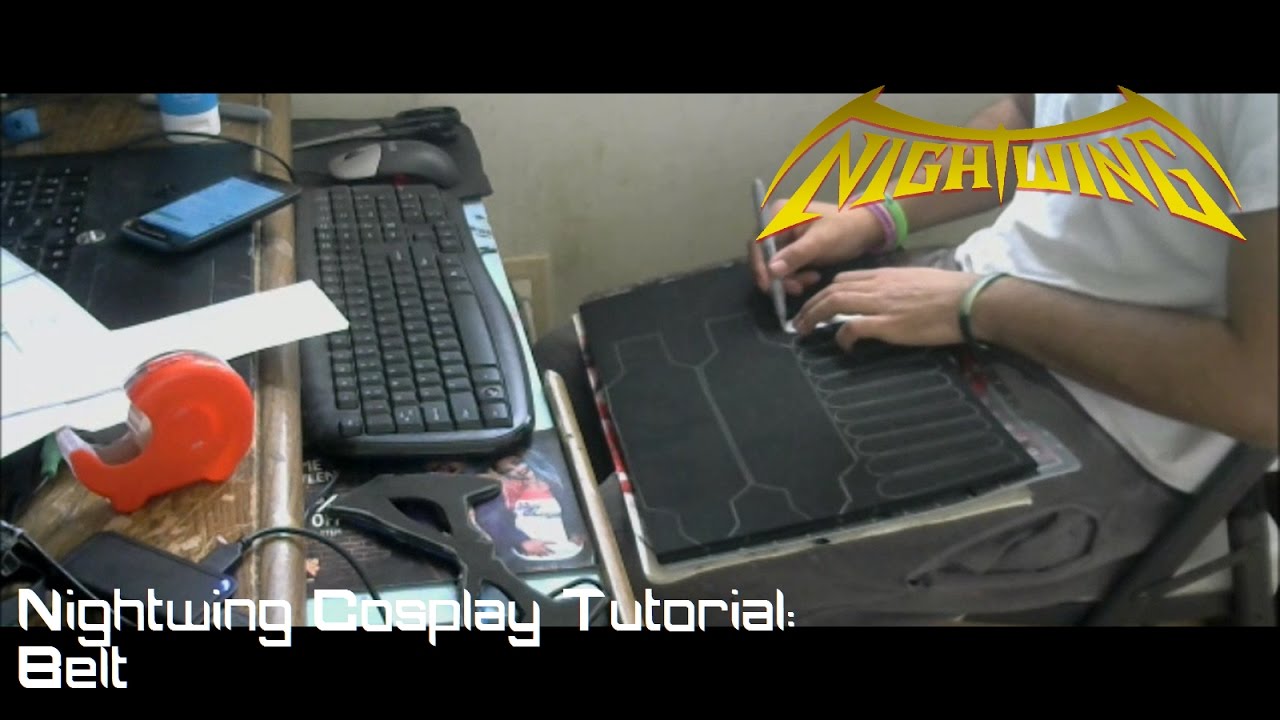 Nightwing Cosplay Tutorial : Belt - YouTube