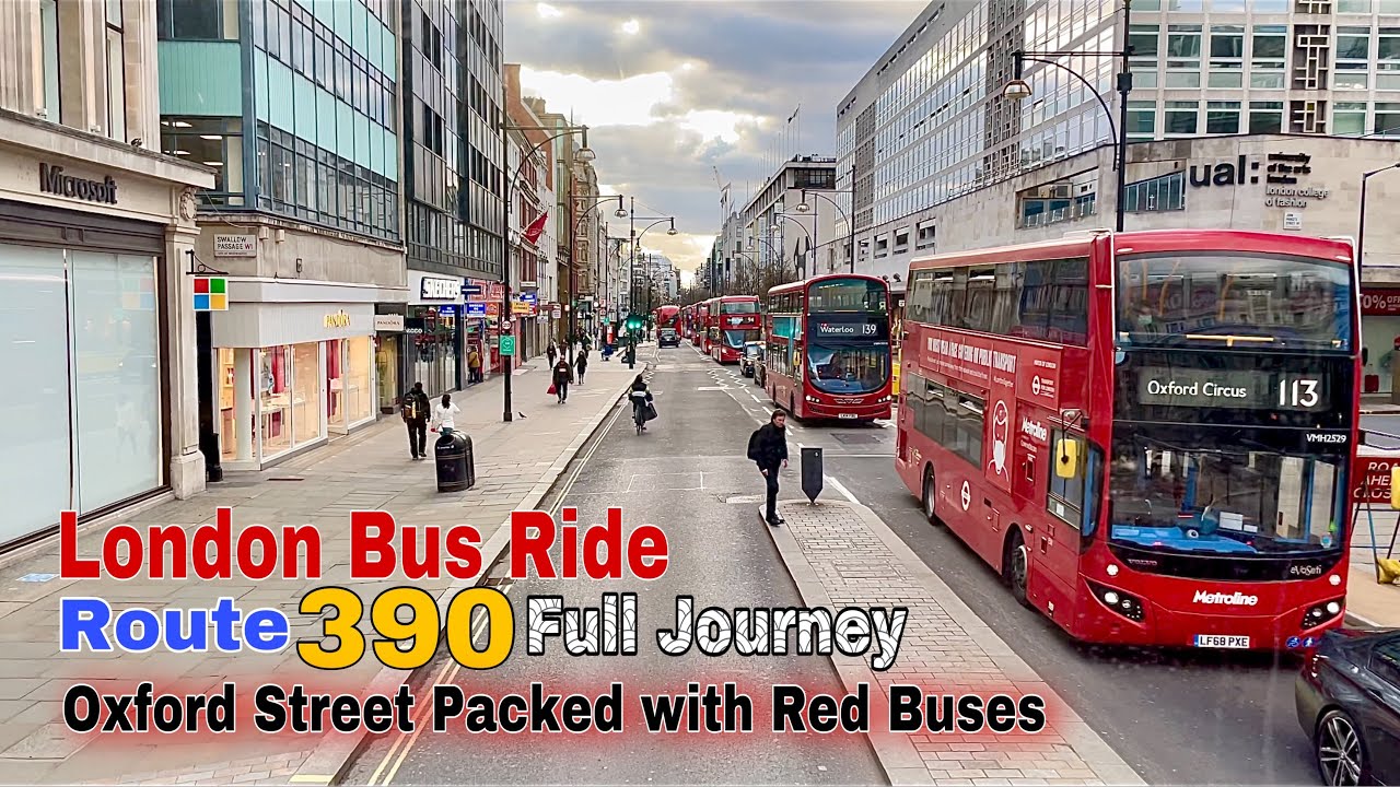 London Bus Ride 🇬🇧 Route 390 - Archway towards Victoria via Busiest ...