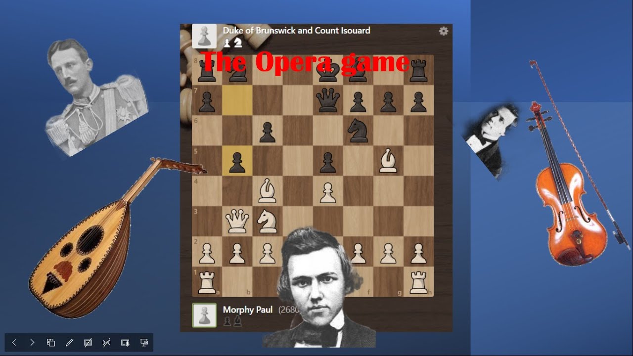 The #Opera chess game - YouTube