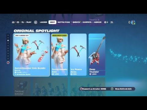 New Fortnite shop 19th February, SummetSeeker Evie Bundle, Artic ...