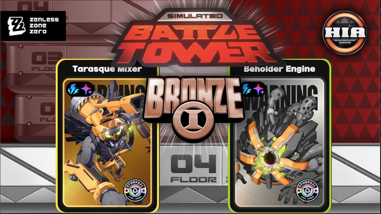 Floor 04 | Battle Tower: Bronze | Zenless Zone Zero - ZZZ - YouTube