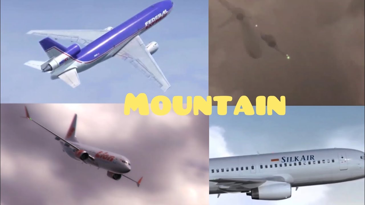 Air crash compilation | mountain | music video - YouTube