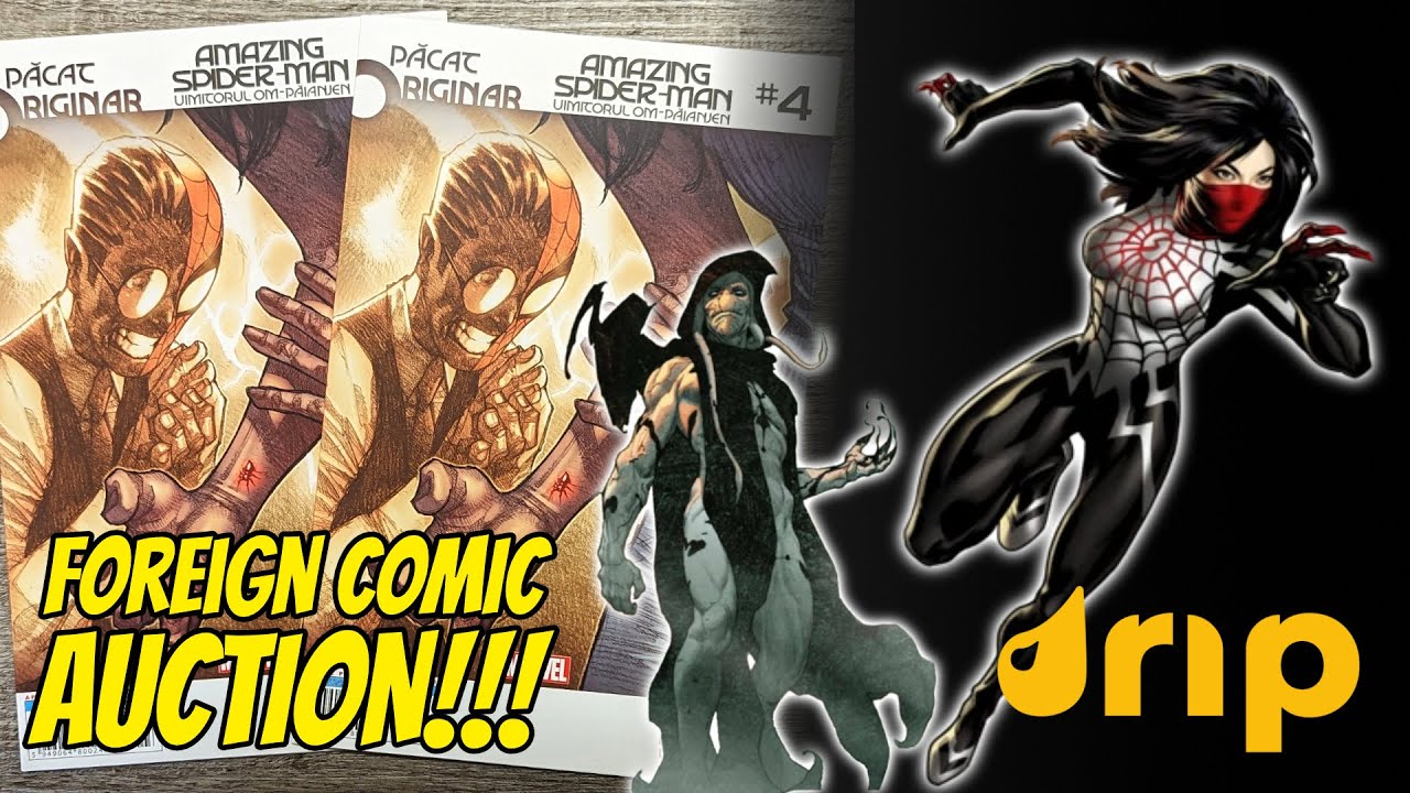 Comic Book Auction with Foreign Comics! 1st Silk and Gorr Romanian ...