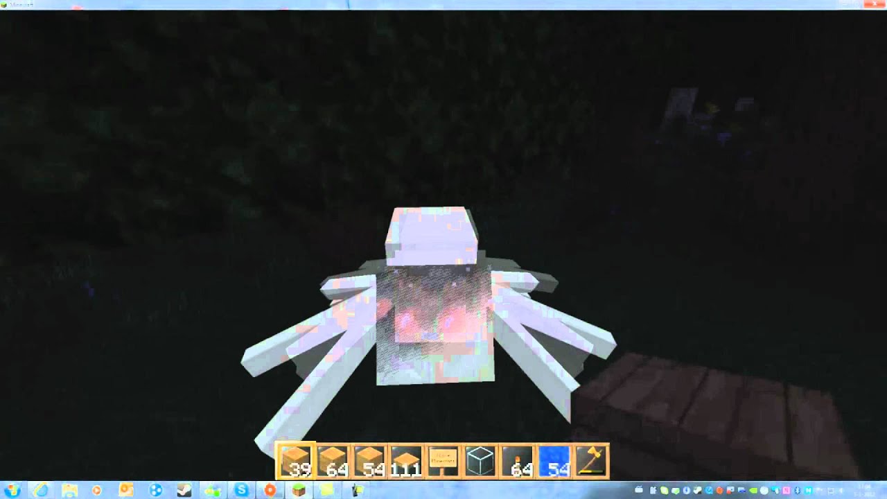 Minecraft- White spider FTW! - YouTube