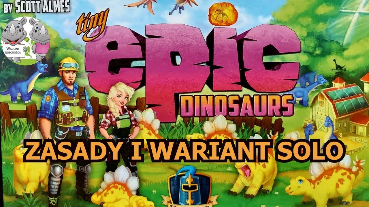 Tiny Epic Dinosaurs - Zasady I Rozgrywka Solo - YouTube
