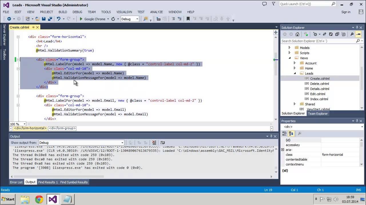 ASP.NET MVC Intro - Part 03/05 Razor Overview - YouTube