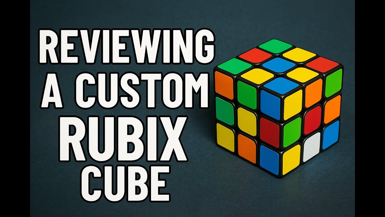 ULTRA CUSTOM RUBIX CUBE REVIEW (2 cubes merged into 1) - YouTube