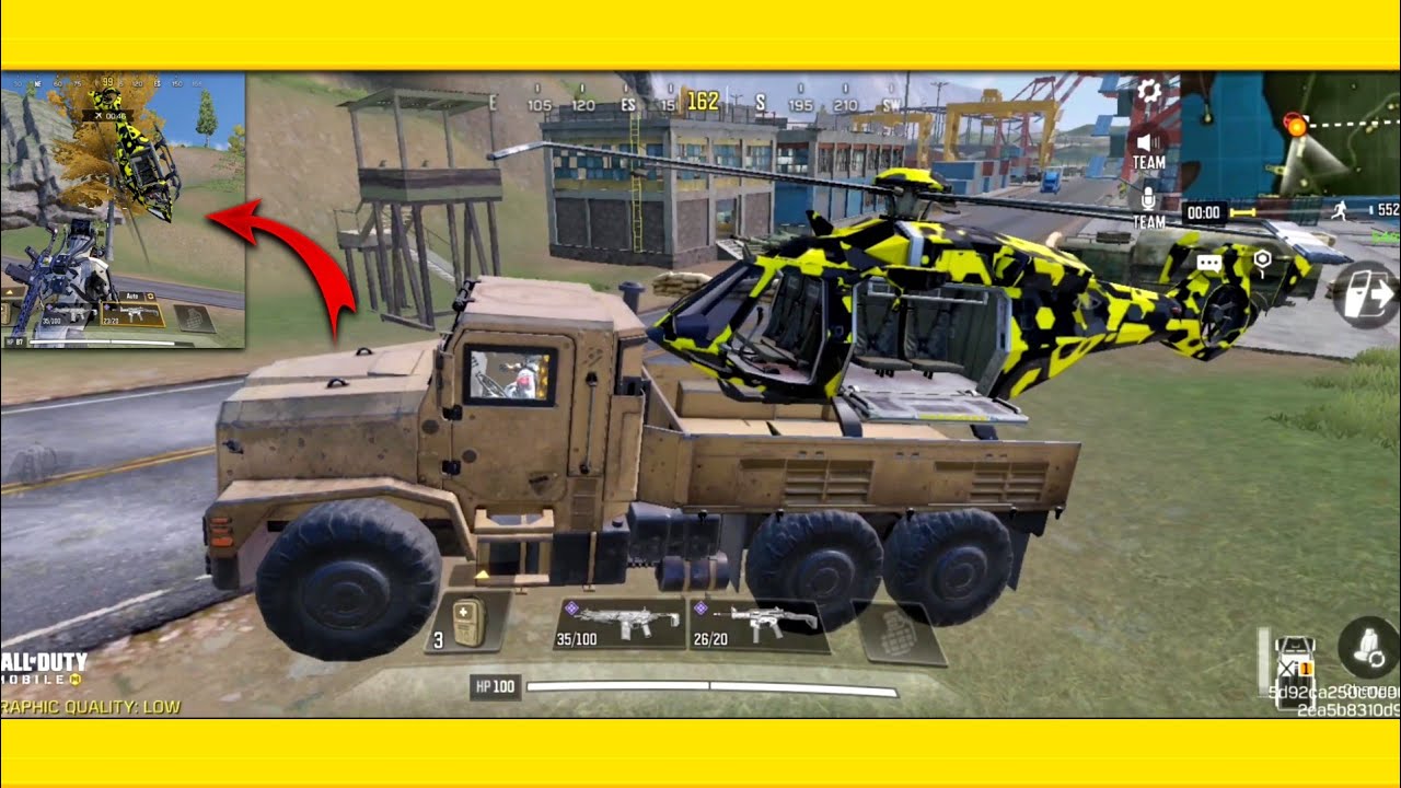 NEW - CARGO TRUCK & HELICOPTER EXPERIMENT IN CALL OF DUTY MOBILE SEASON ...