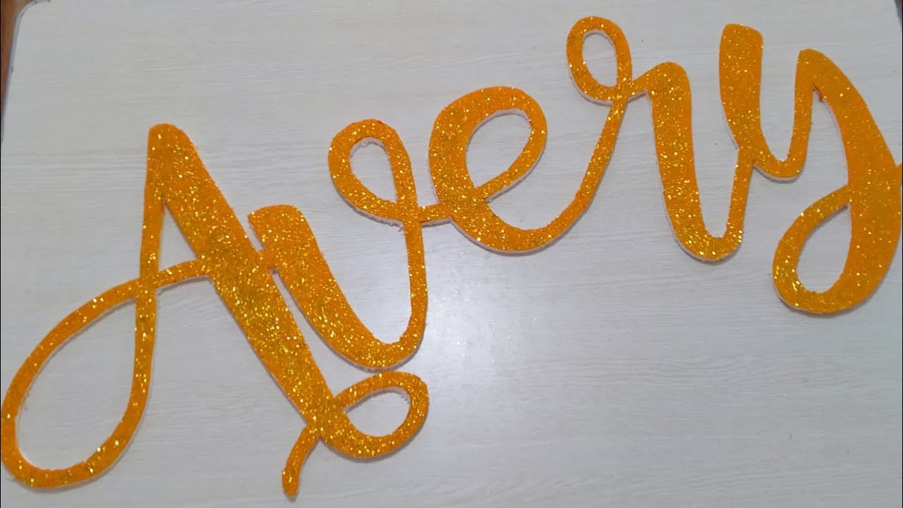 THE MAKING CALLIGRAPHY NAME BACKDROP USING STYRO DIY YouTube the-making-calligraphy-name-backdrop-using-styro-diy-youtube