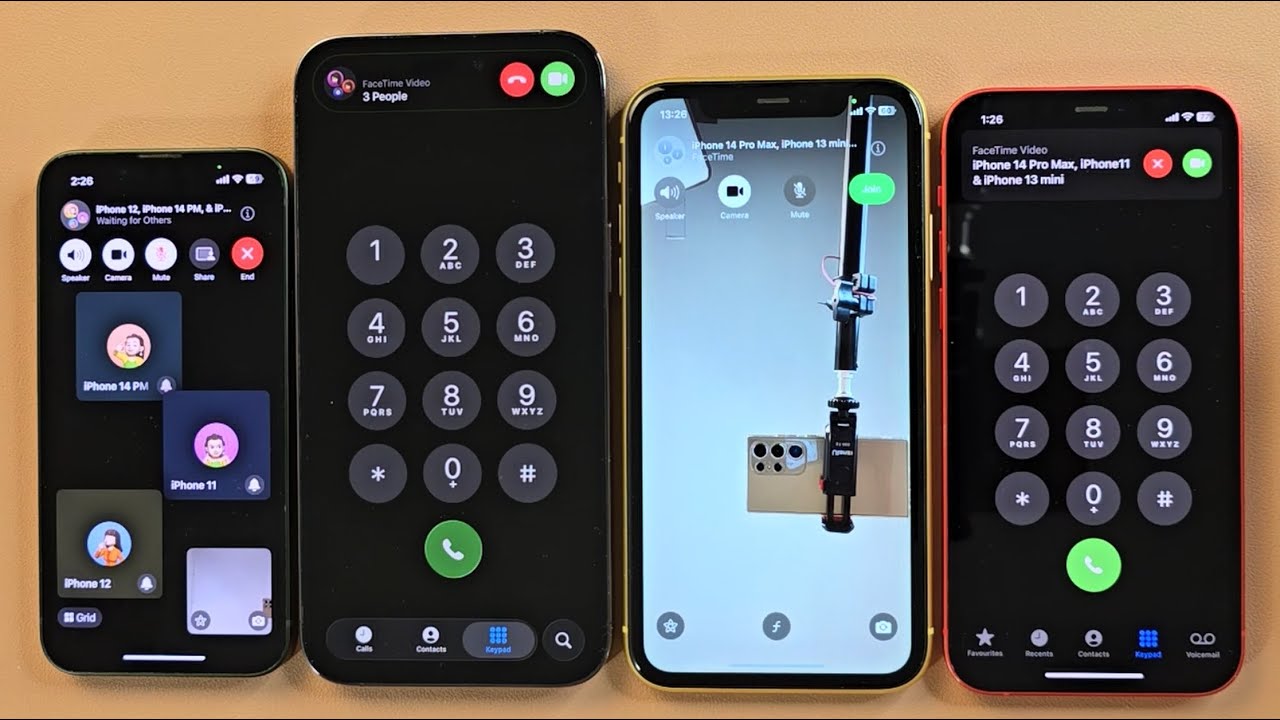 FaceTime Incoming call Outgoing call iPhone 14Pm iPhone 11 iPhone 12 ...