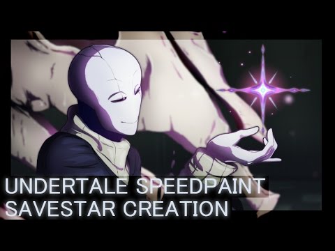 [Undertale] Save Creation - Speedpaint - YouTube