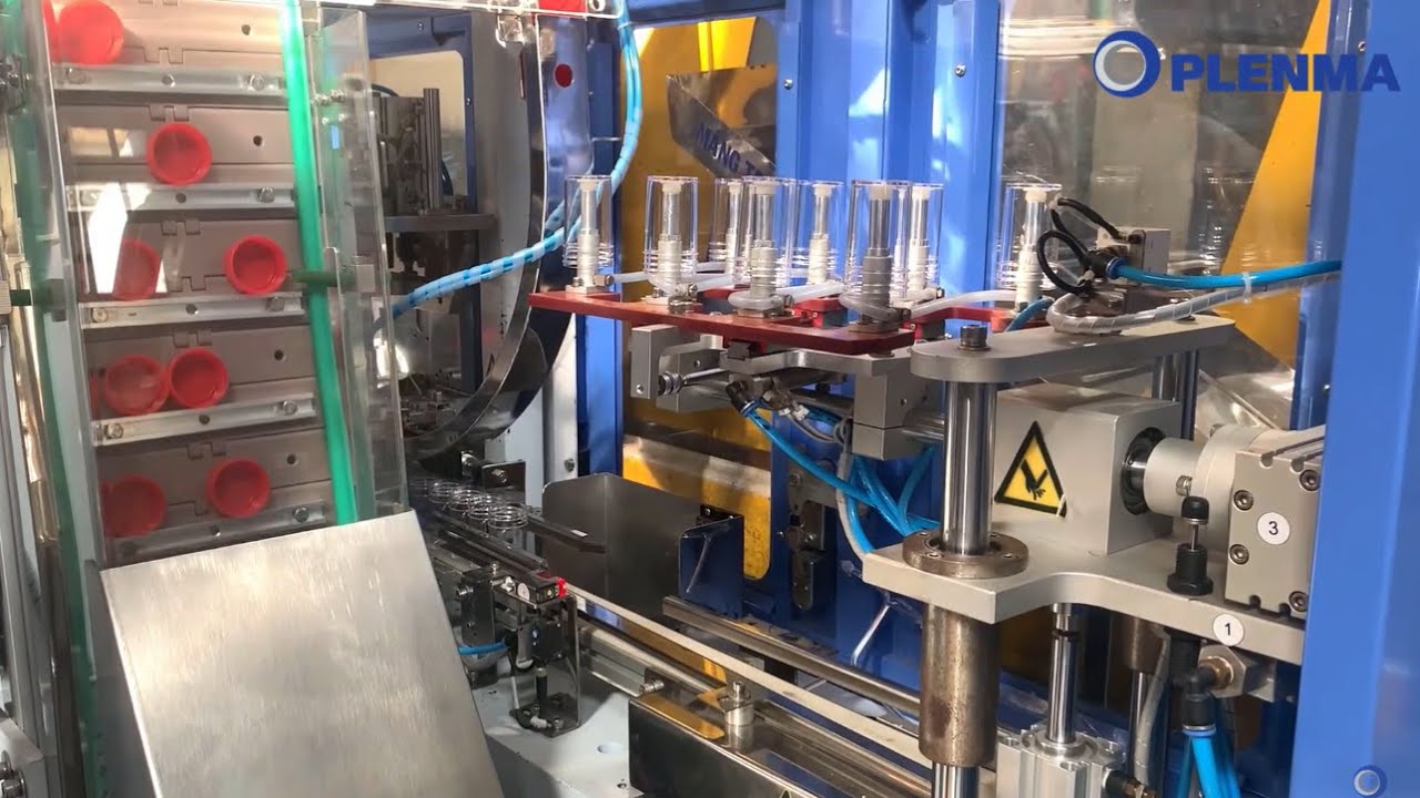 PS - PLASTIC JAR PACKING MACHINE - YouTube