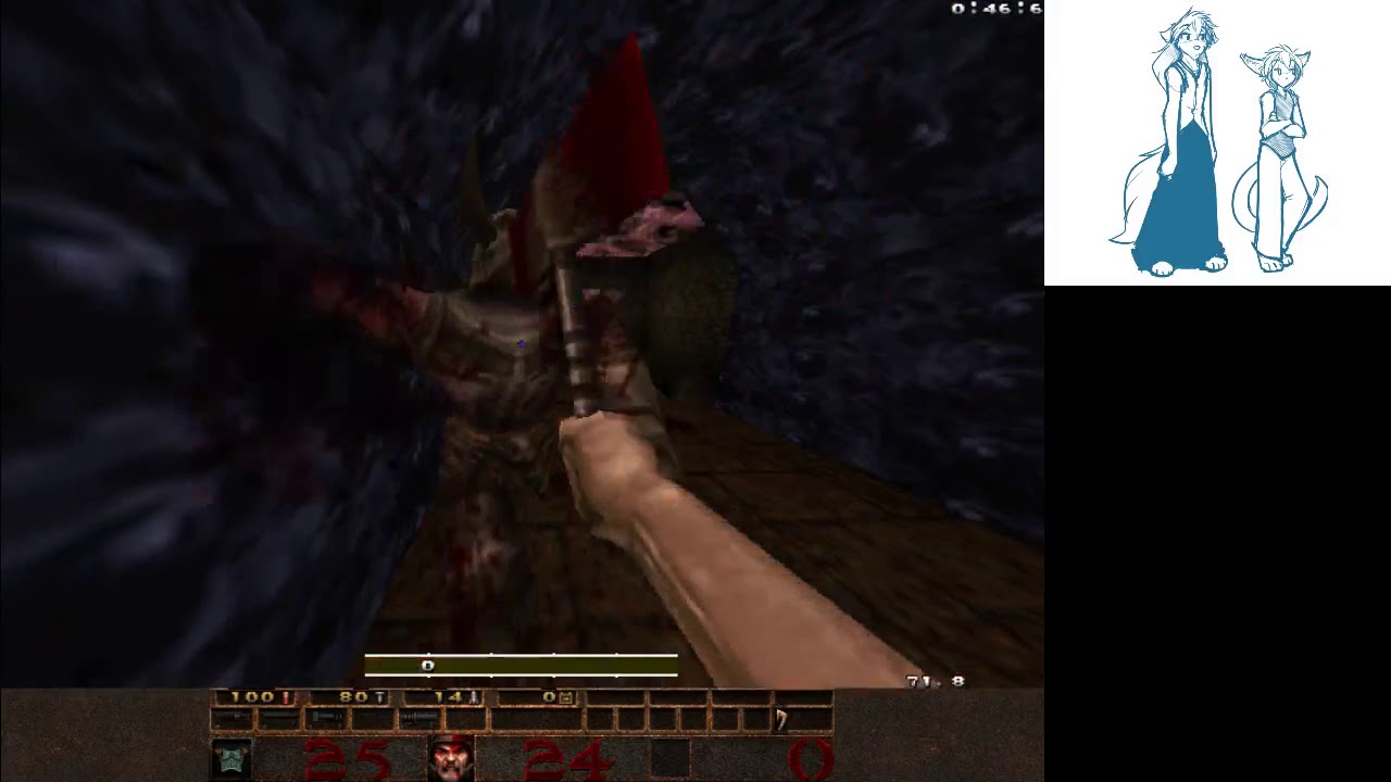 Quake Axe Only Challenge Run - YouTube