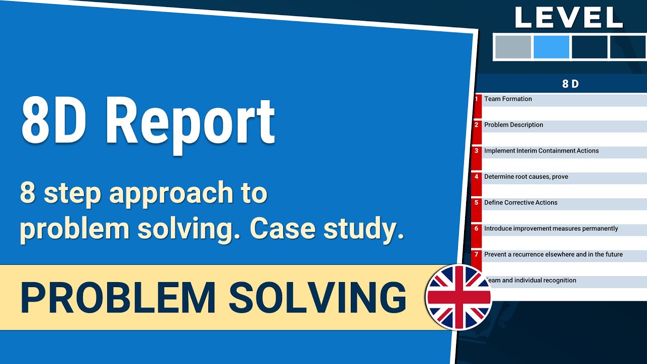 8D Report creation: Case Study | 8D Report 1-1.1| IHDE Academy - YouTube