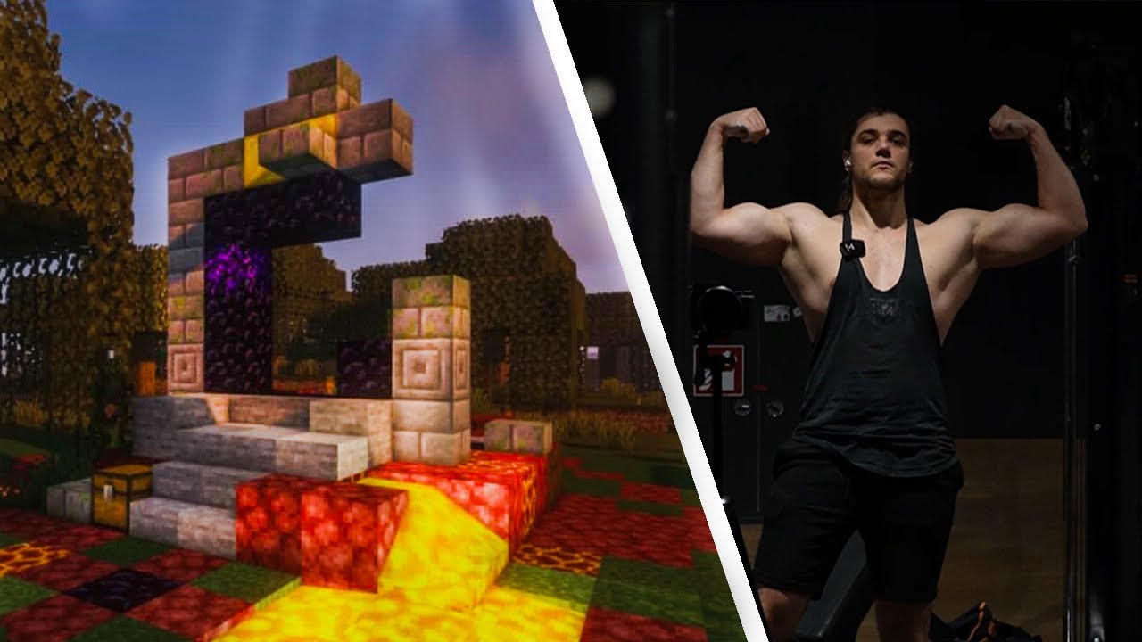 BODYBUILDER Spielt Minecraft | Part 1 - YouTube