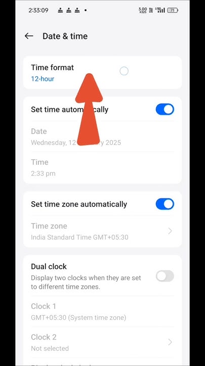 How to change phone clock time format 24 hour/12 hours | time format kaise change kare 2025 # ...