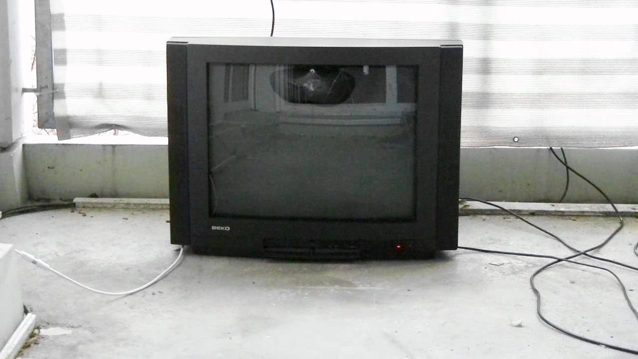 TV destruction - YouTube