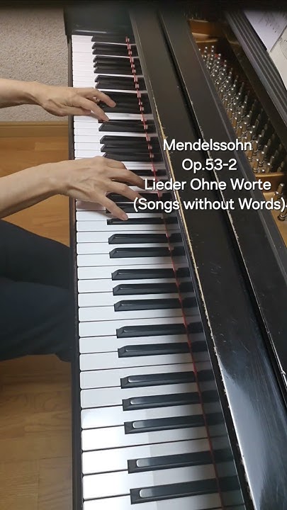 Mendelssohn Op.53-2 Lieder Ohne Worte/Songs without Words - YouTube