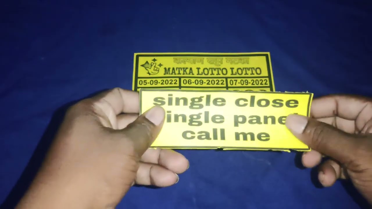 Kalyan OTC Date:-07-09-2022 satta Kalyan matka 101% fix matka single ...