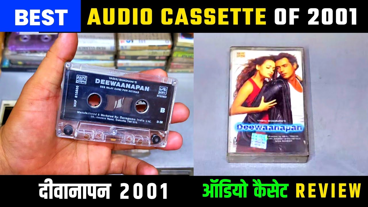 Best Soundtrack Album of 2001 | Deewaanapan Movie Audio Cassette Review | Music Aadesh ...