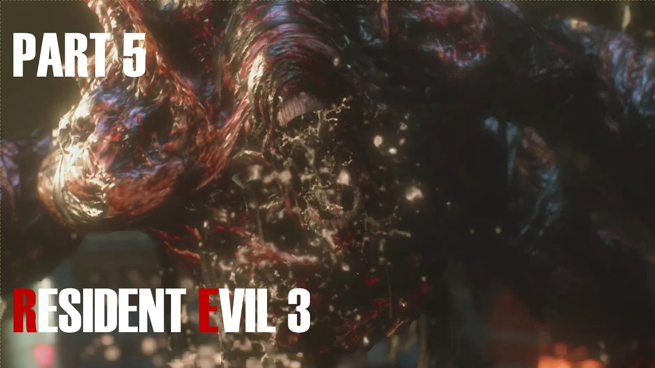Resident Evil 3 Remake : The Second Nemesis Boss Fight - YouTube