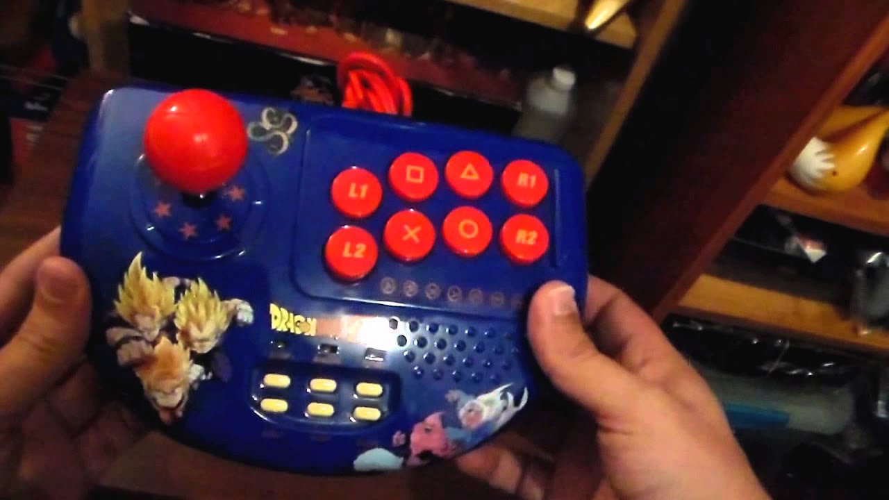 PS2 Dragonball Z Arcade Stick by Nuby - YouTube