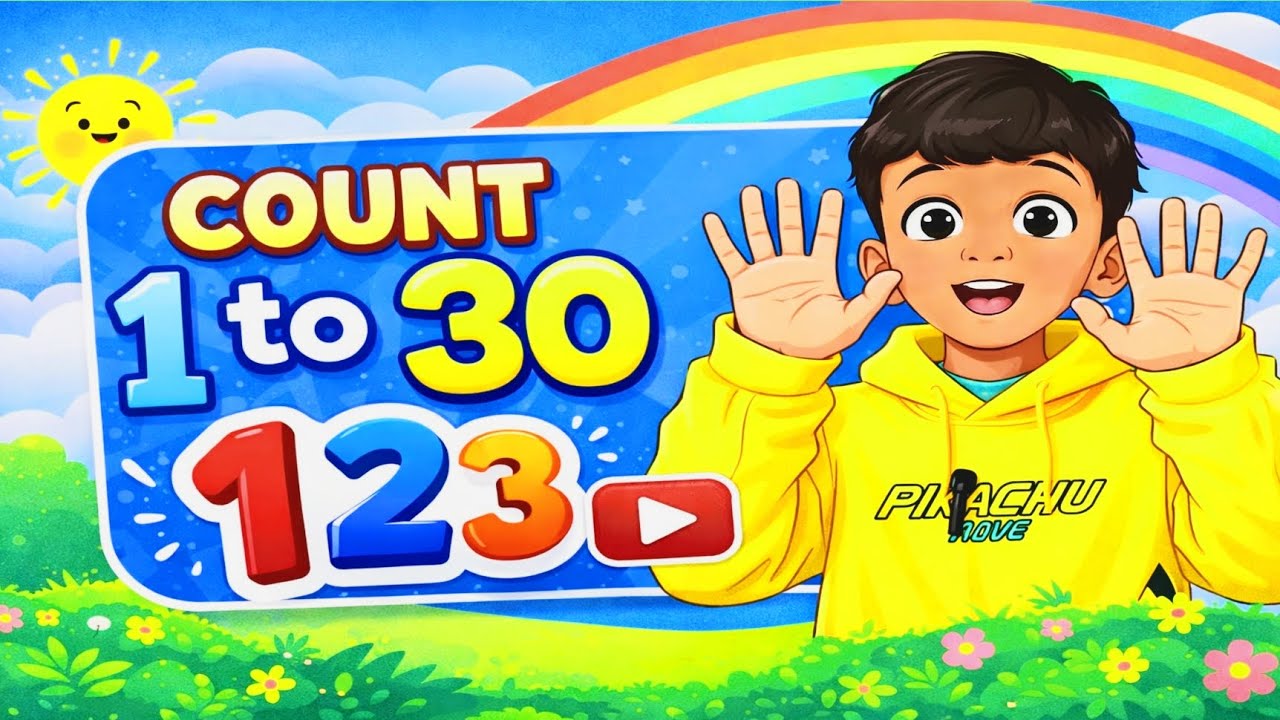 Learn Counting 1 to 30 | Kids Counting Numbers | Fun Easy And Cartoon ...