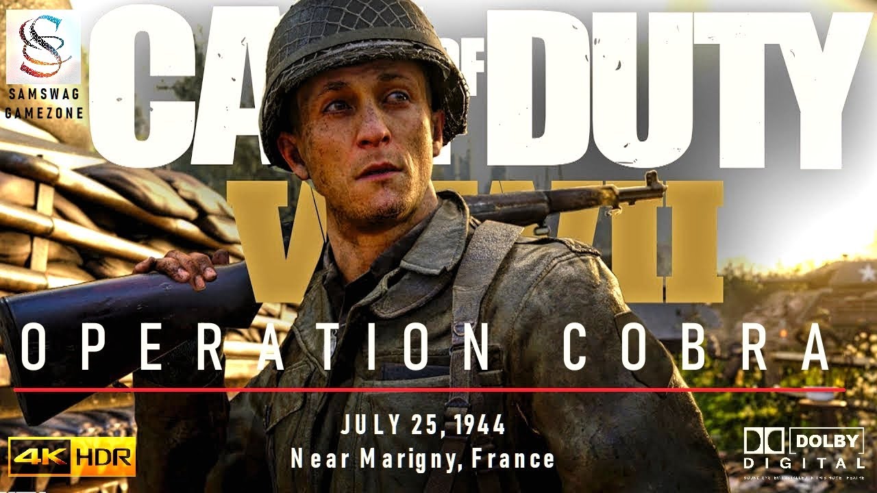 COD: WWII | OPERATION COBRA | CAMPAIGN MISSION 2 | WALKTHROUGH GAMEPLAY ...