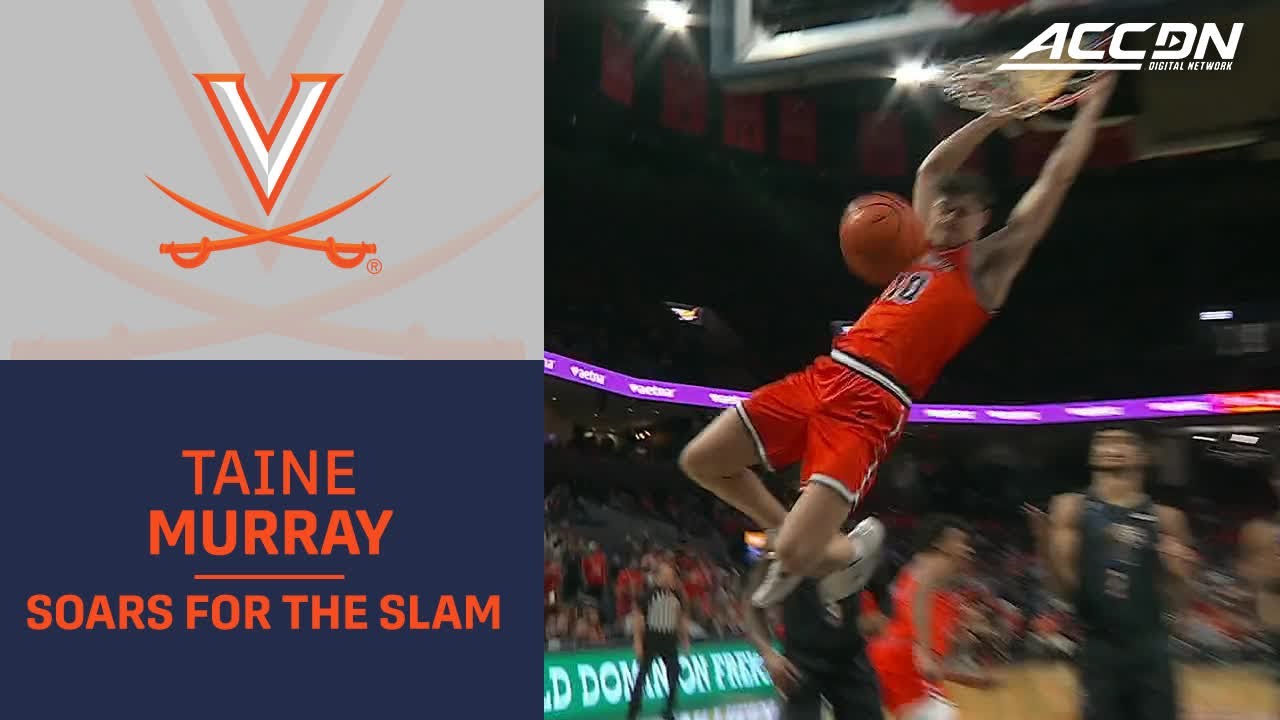 UVA's Taine Murray Soars For The Slam - YouTube
